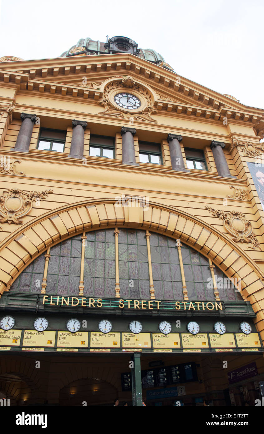 Flinders Street Station, Melbourne Australia Stock Photo - Alamy