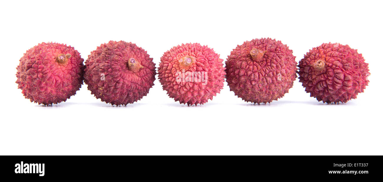 Lichees Cut Out Stock Images & Pictures - Alamy