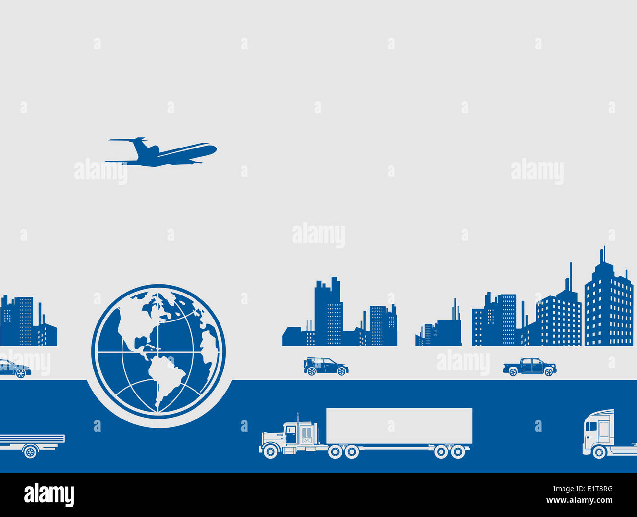 Modern city life Stock Photo - Alamy