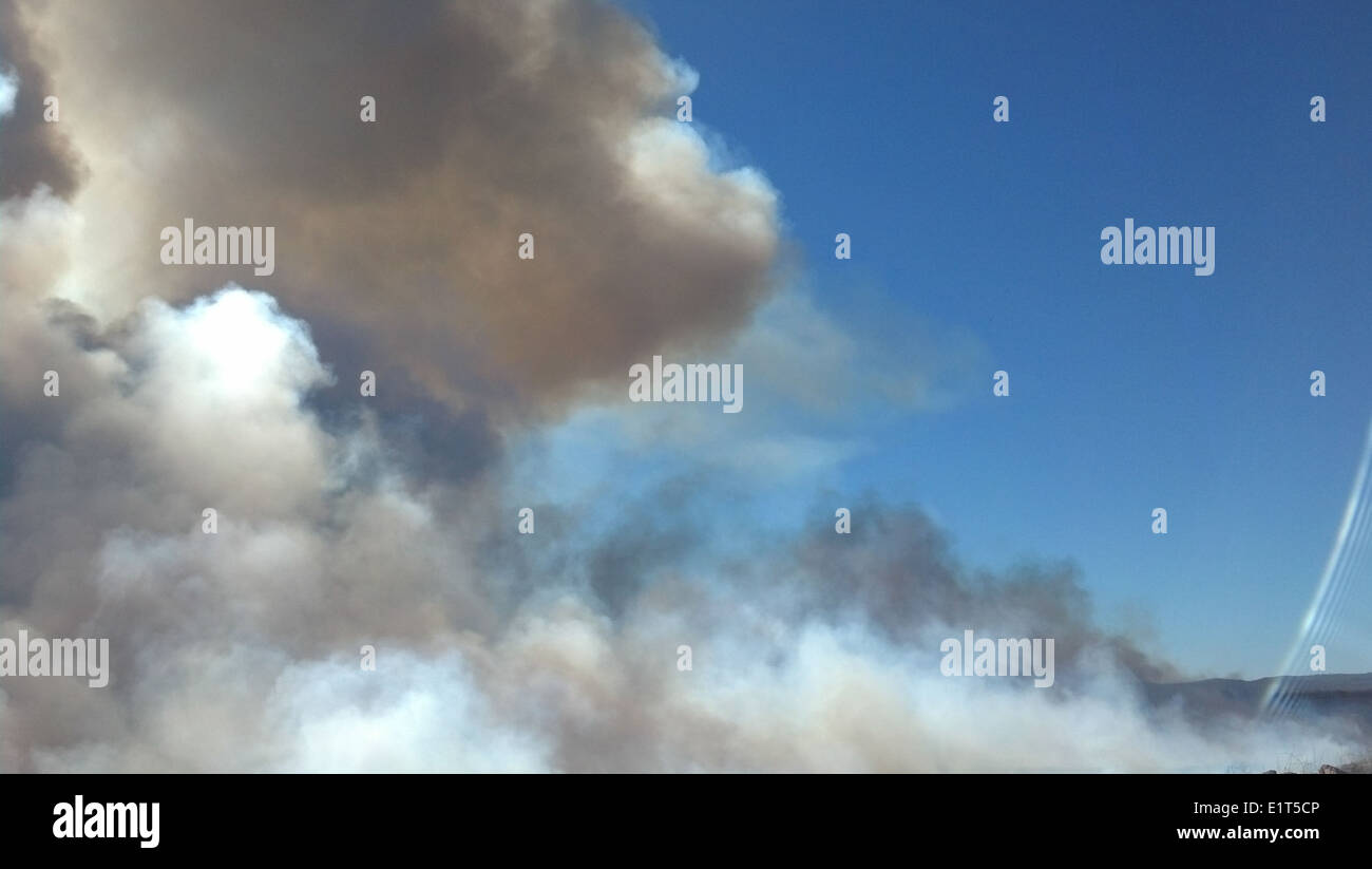 Lakeside Ranger District Pintail Lake Broadcast Burn Stock Photo - Alamy