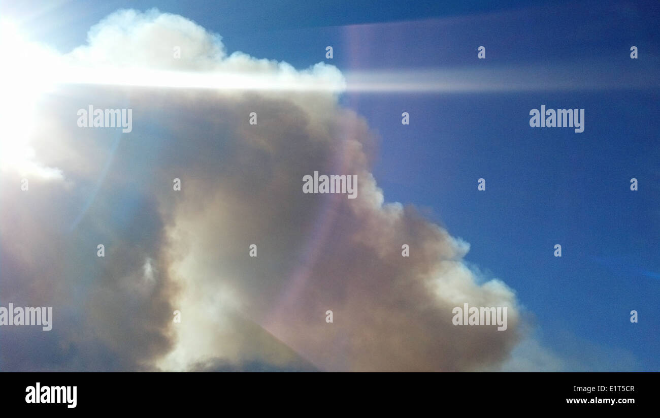 A broadcast burn near Pintail Lake in the Lakeside Ranger District is ...