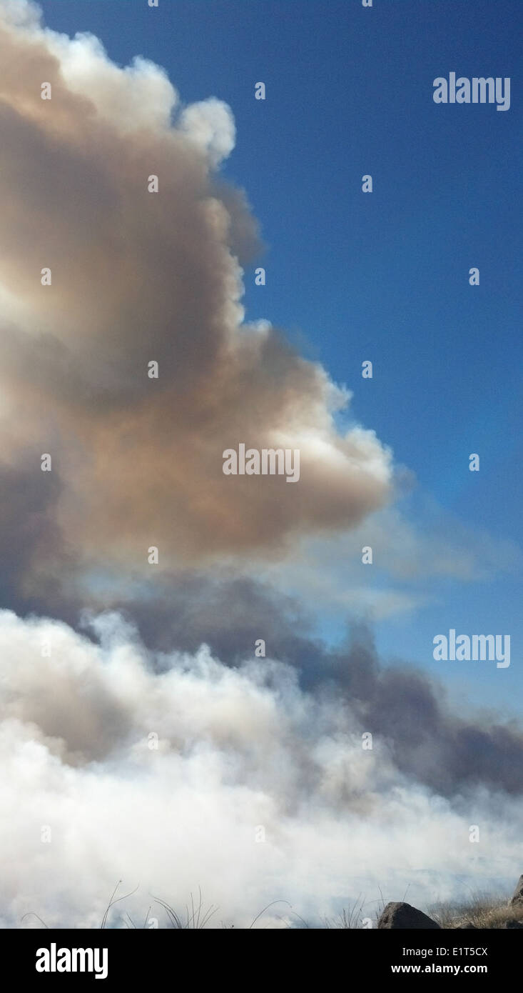 Lakeside Ranger District Pintail Lake Broadcast Burn Stock Photo - Alamy