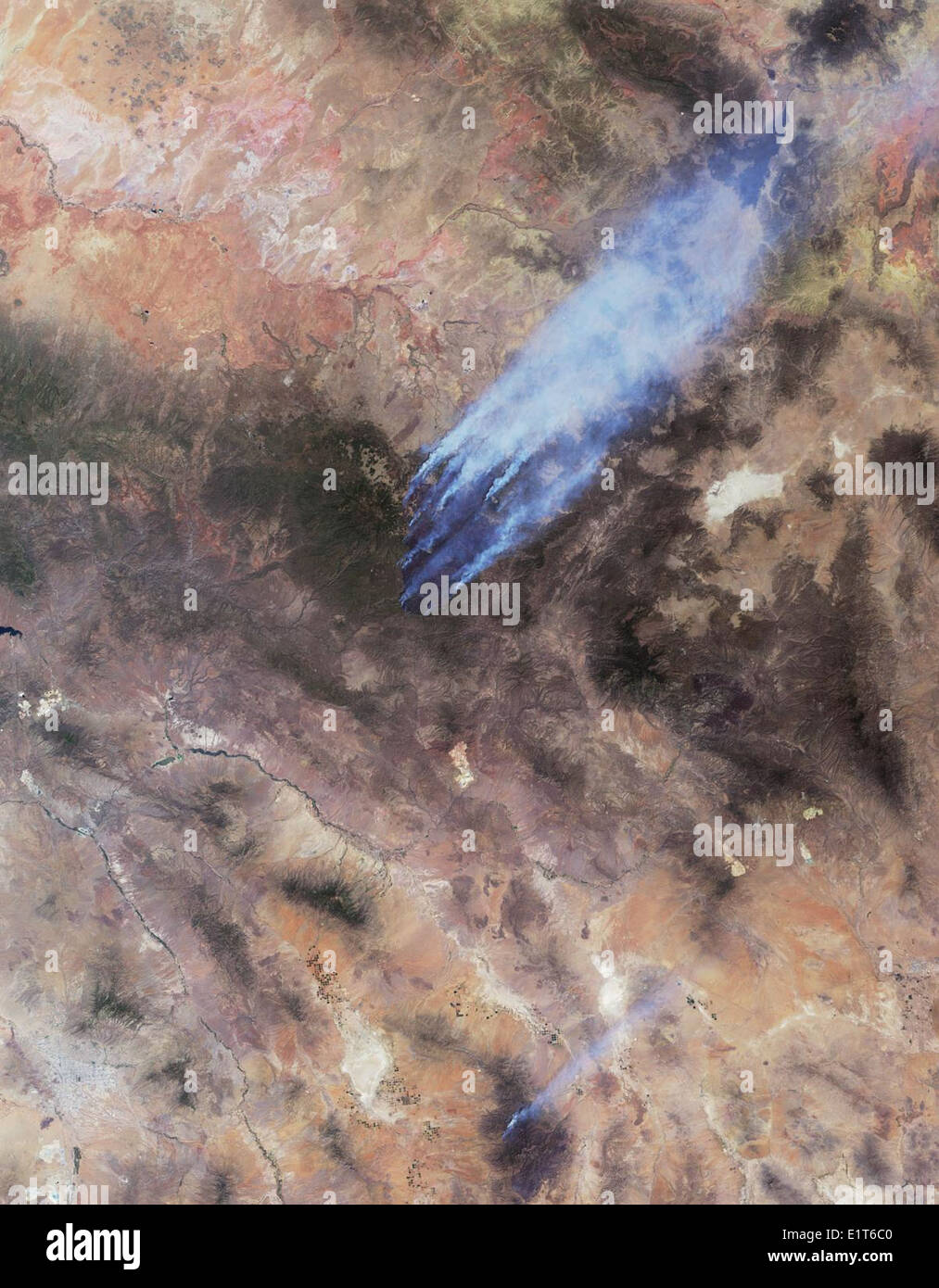 NASA Smoke Image 6-7-11 Stock Photo - Alamy