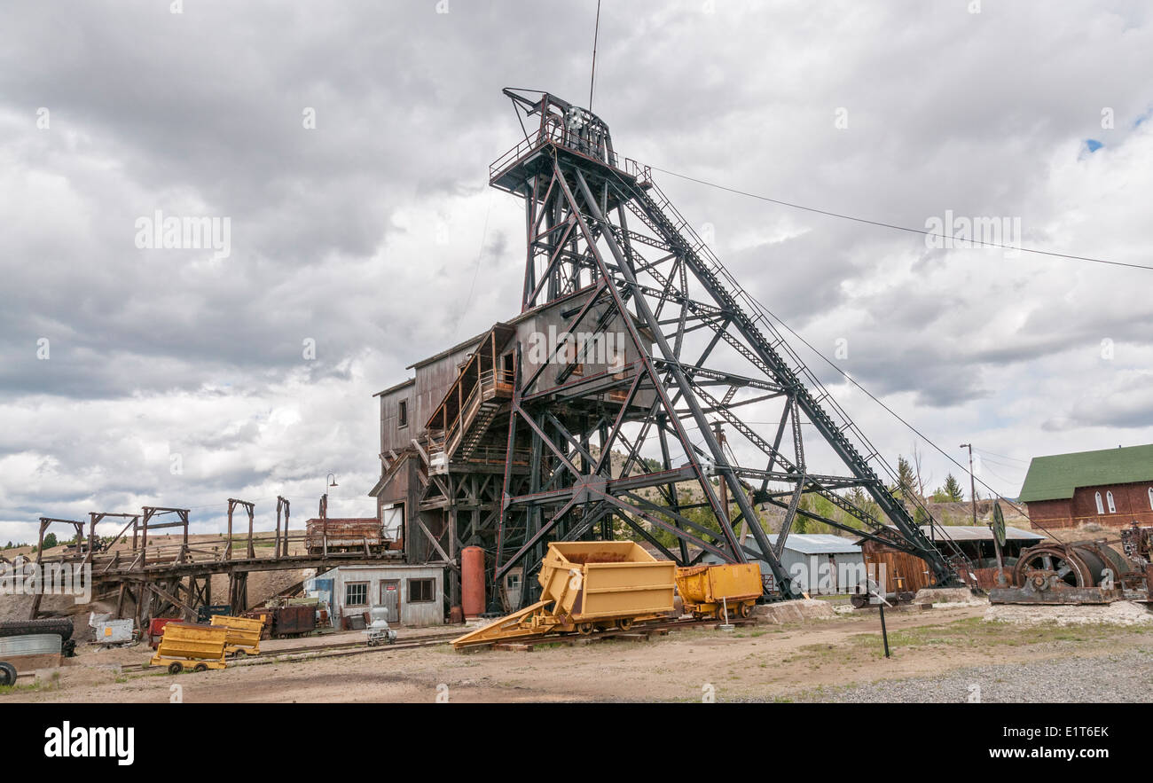 Montana, Butte, World Museum of Mining, Orphan Girl silver and zinc ...