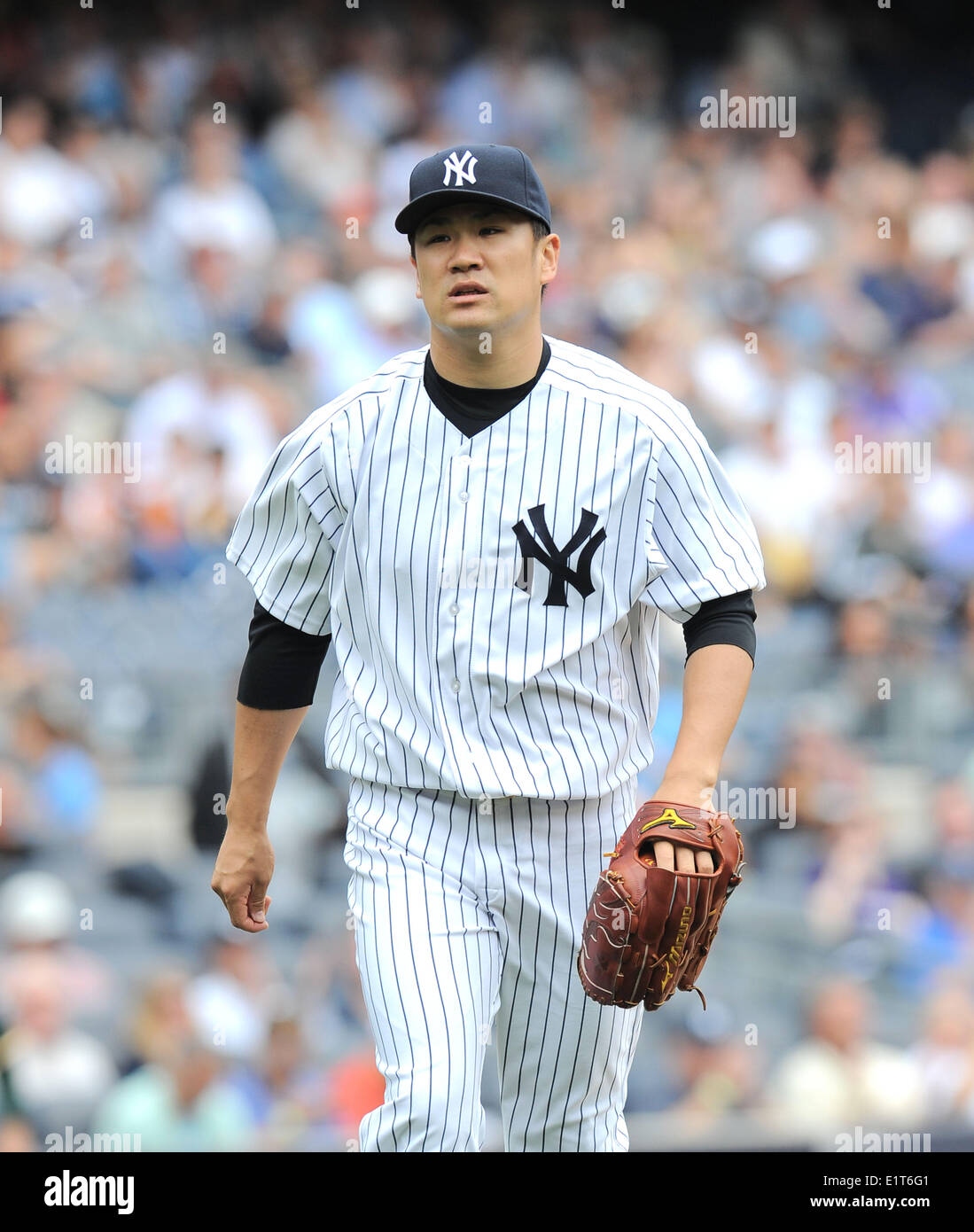 Bronx, New York, USA. 5th June, 2014. Masahiro Tanaka (Yankees) MLB ...