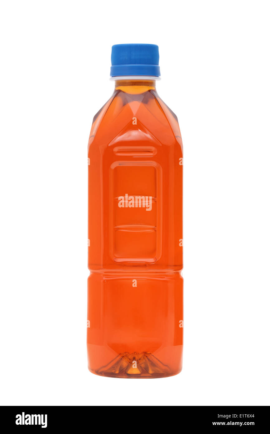Bottle of tea isolated on white background Stock Photo - Alamy