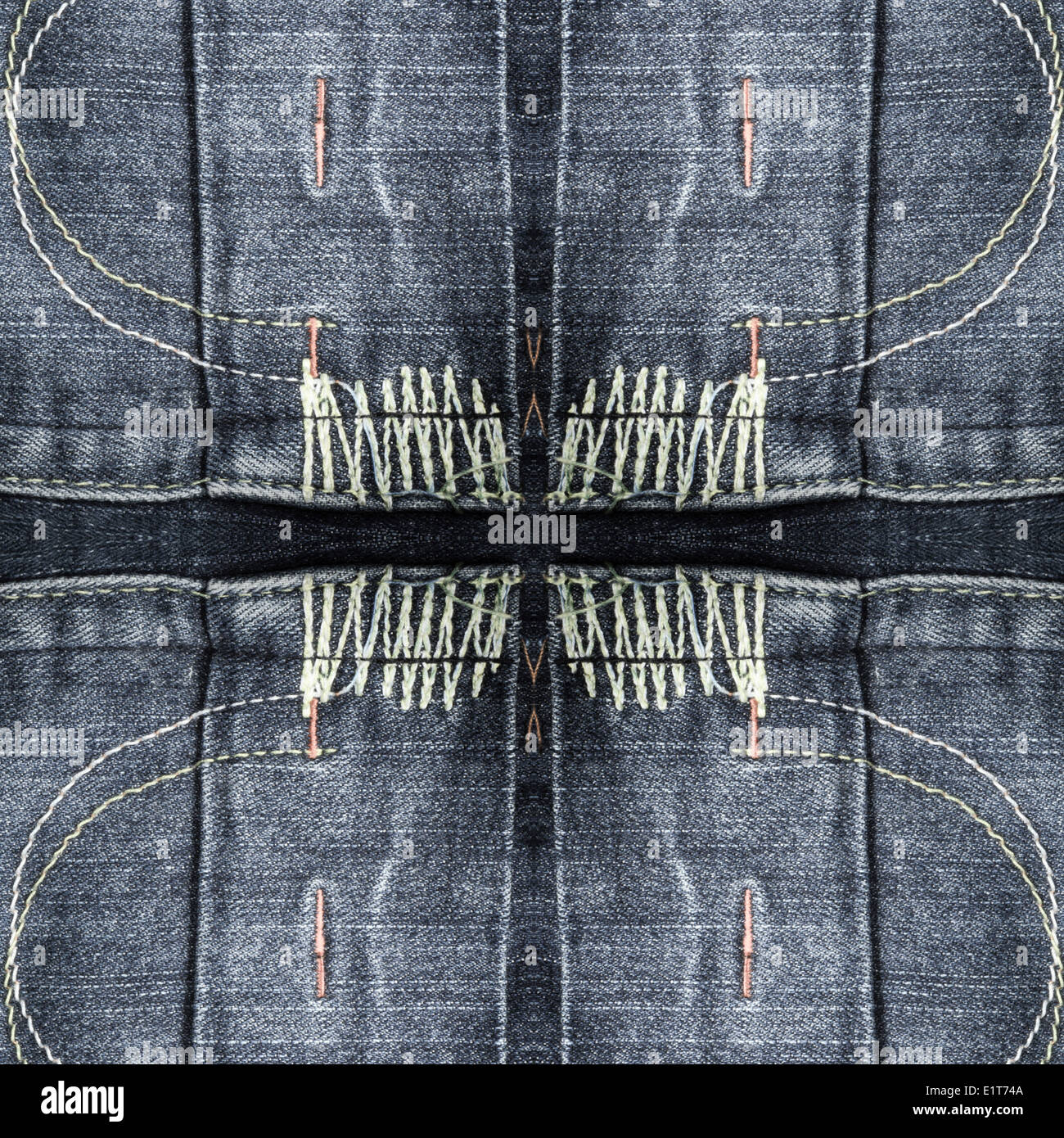 blue jean decorative design pattern Stock Photo - Alamy