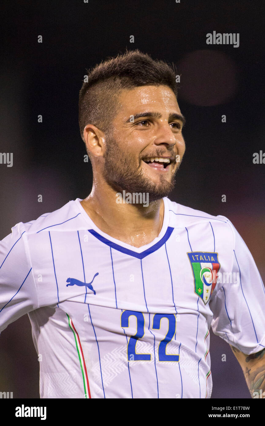 Rio de Janeiro, Brazil. 8th June, 2014. Lorenzo Insigne (ITA) Football ...