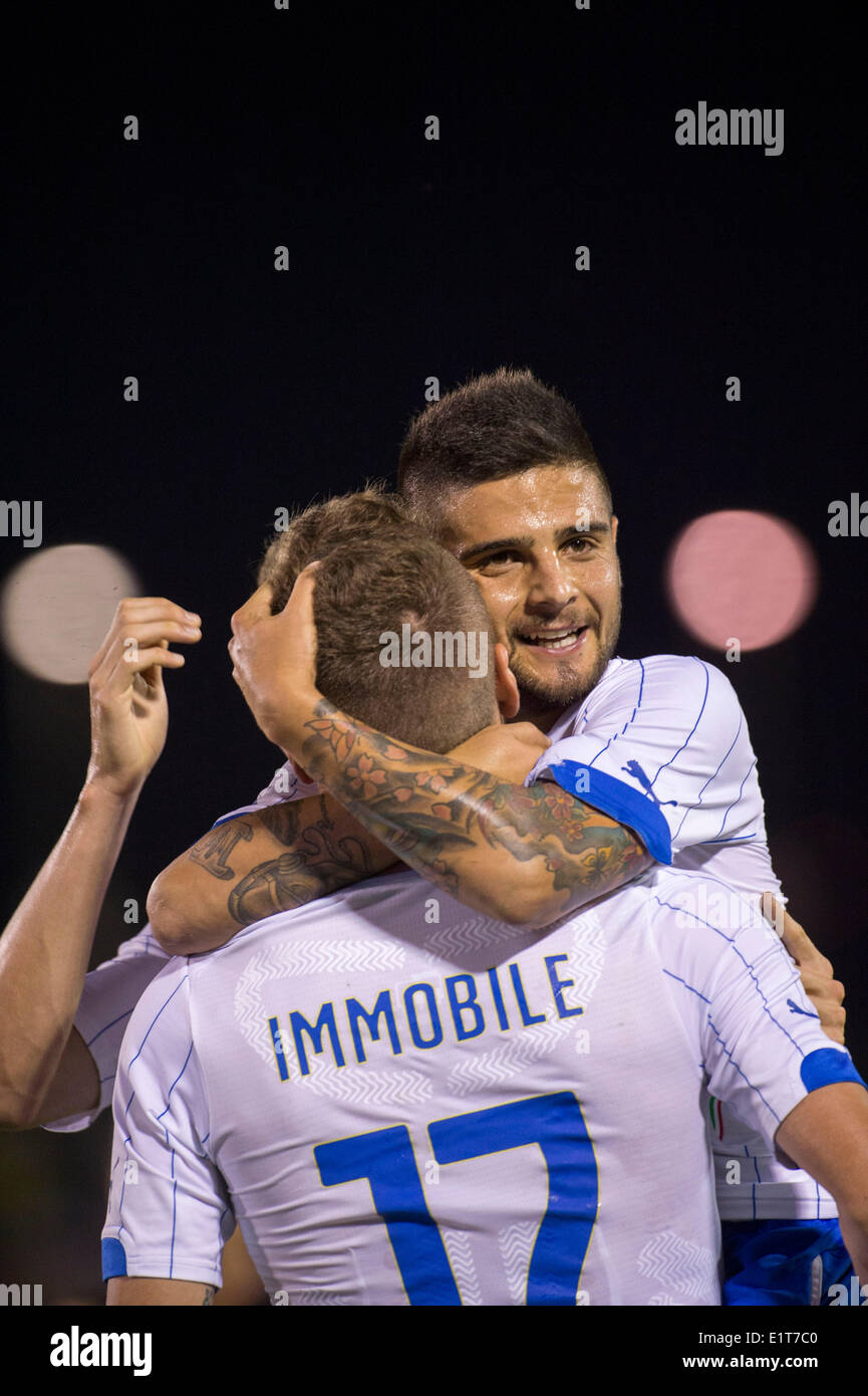 Rio de Janeiro, Brazil. 8th June, 2014. Lorenzo Insigne (ITA) Football ...
