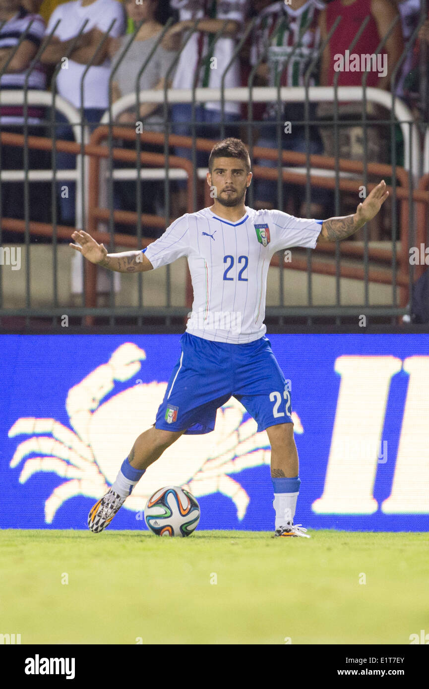 Rio de Janeiro, Brazil. 8th June, 2014. Lorenzo Insigne (ITA) Football ...