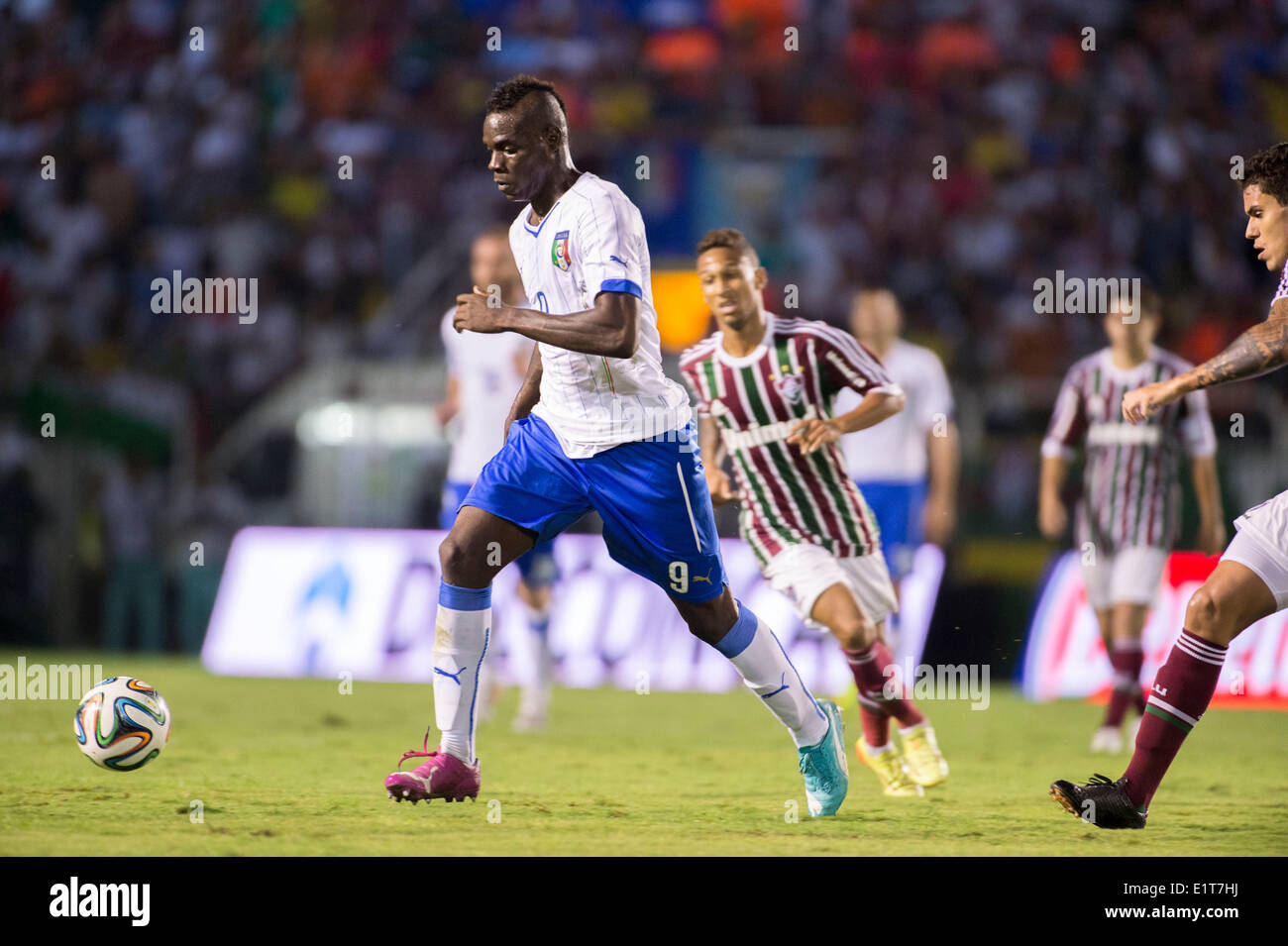 Rio de Janeiro, Brazil. 8th June, 2014. Mario Balotelli (ITA) Football ...