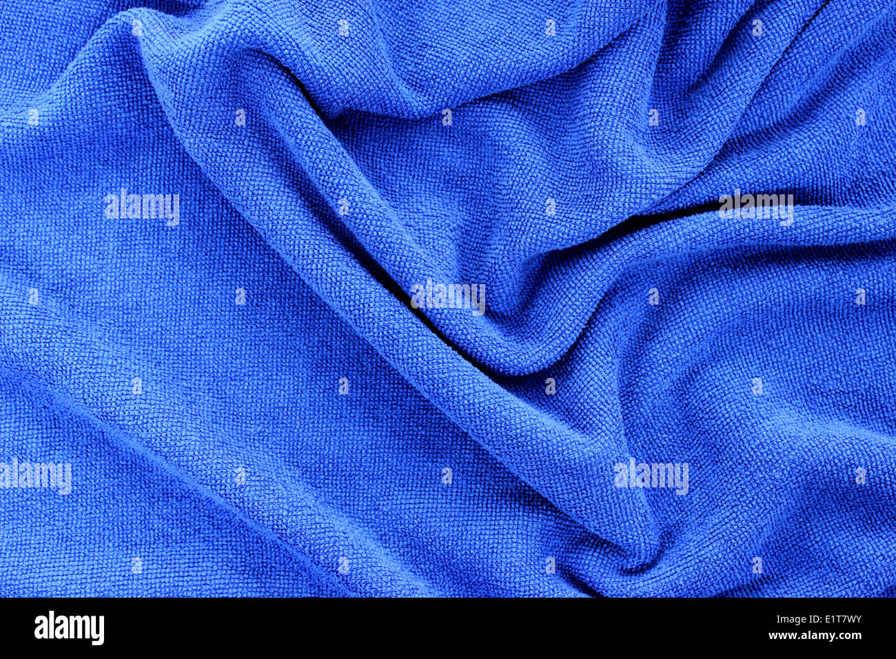 A Photo of blue wave fabric bacground Stock Photo - Alamy