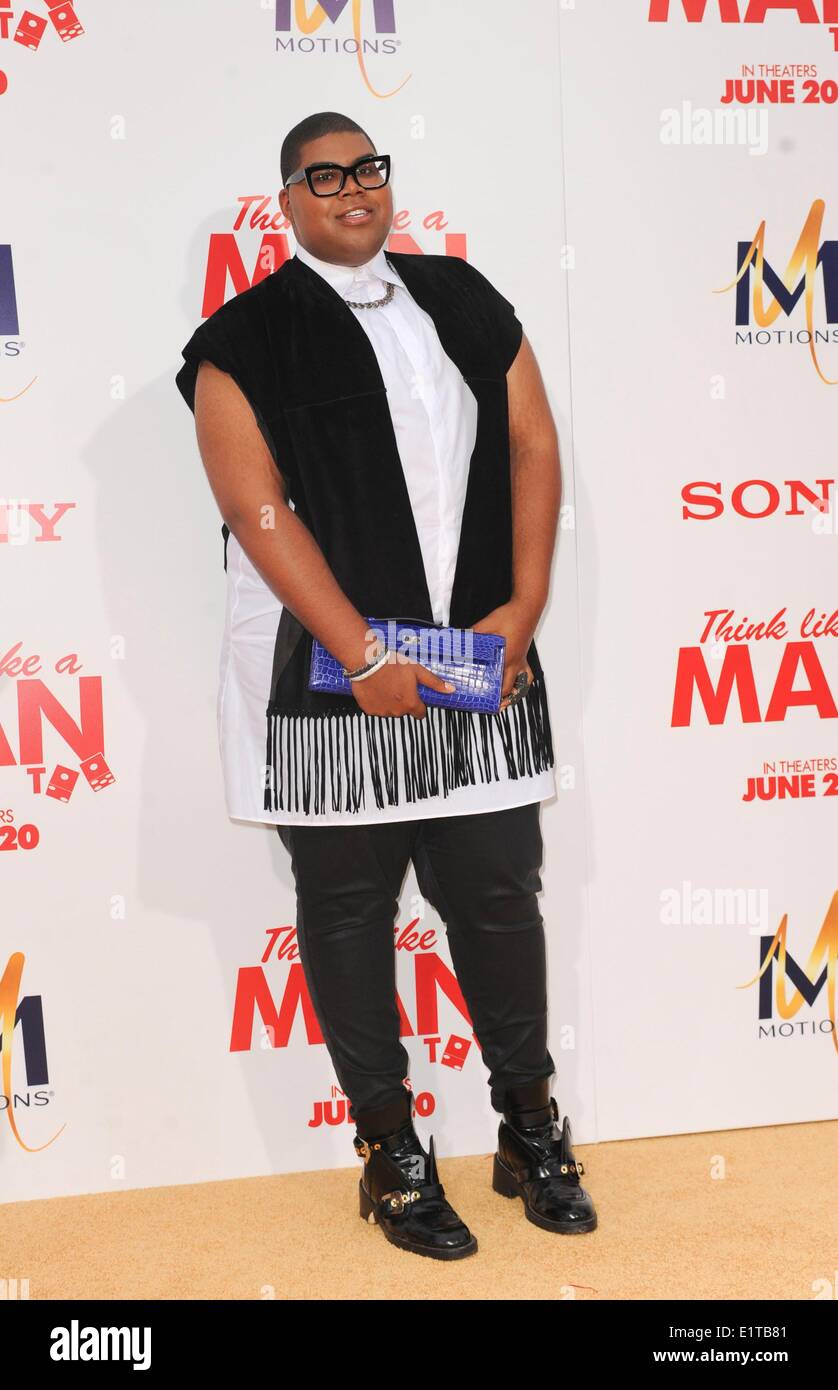 Los Angeles, CA, USA. 9th June, 2014. EJ Johnson at arrivals for THINK ...