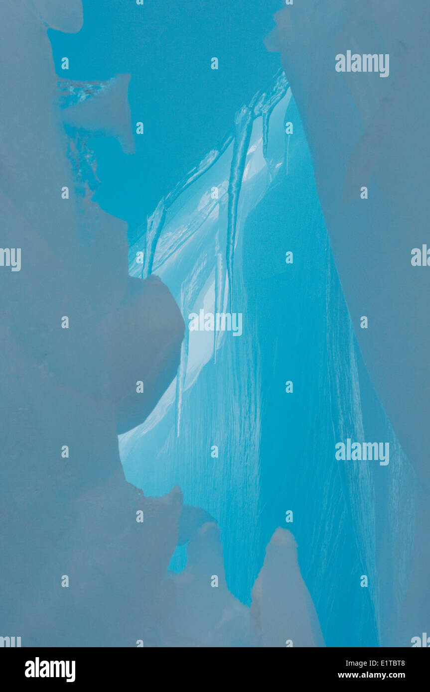 The inside of an iceberg Stock Photo - Alamy