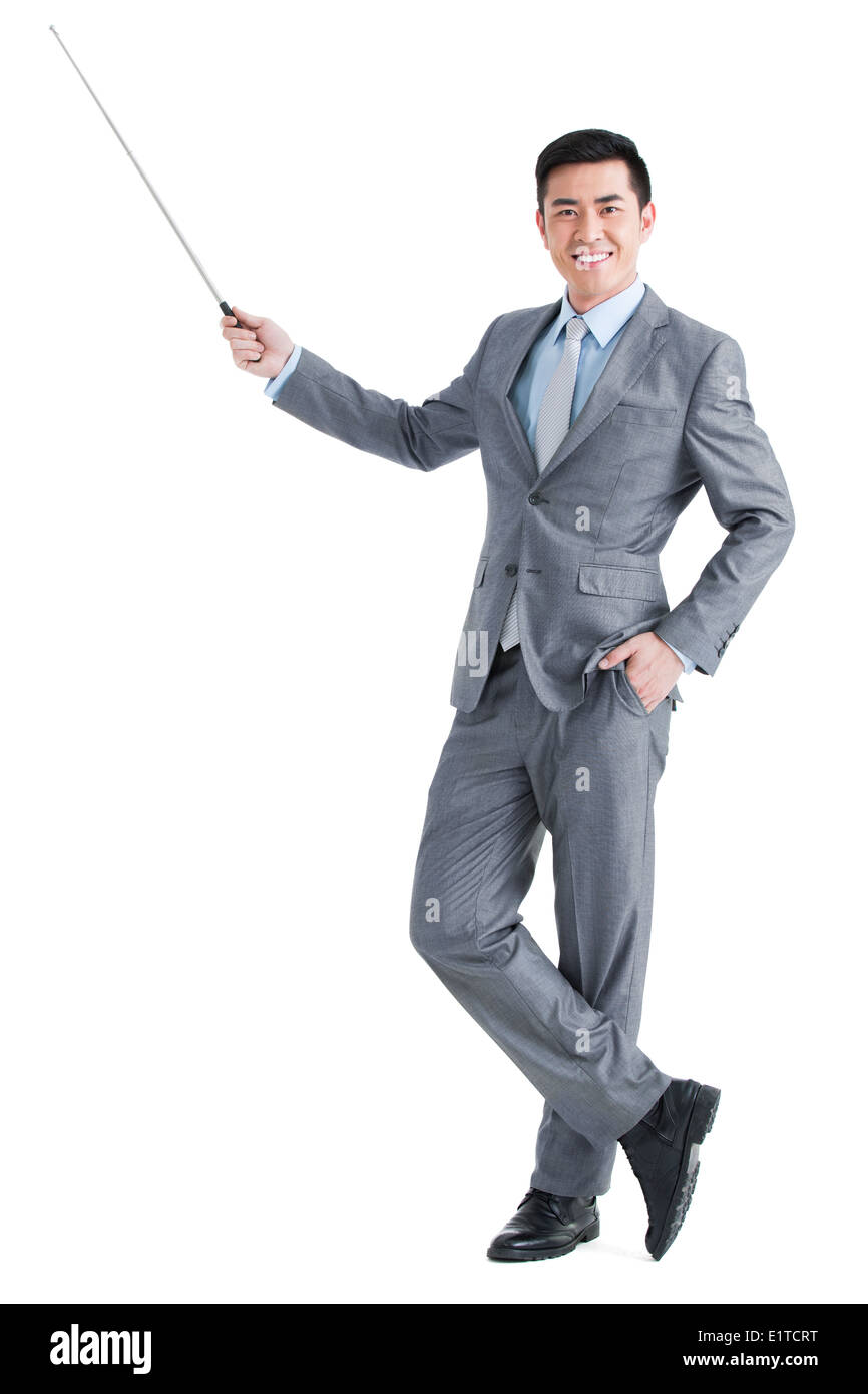 Male training specialist giving a lesson Stock Photo - Alamy