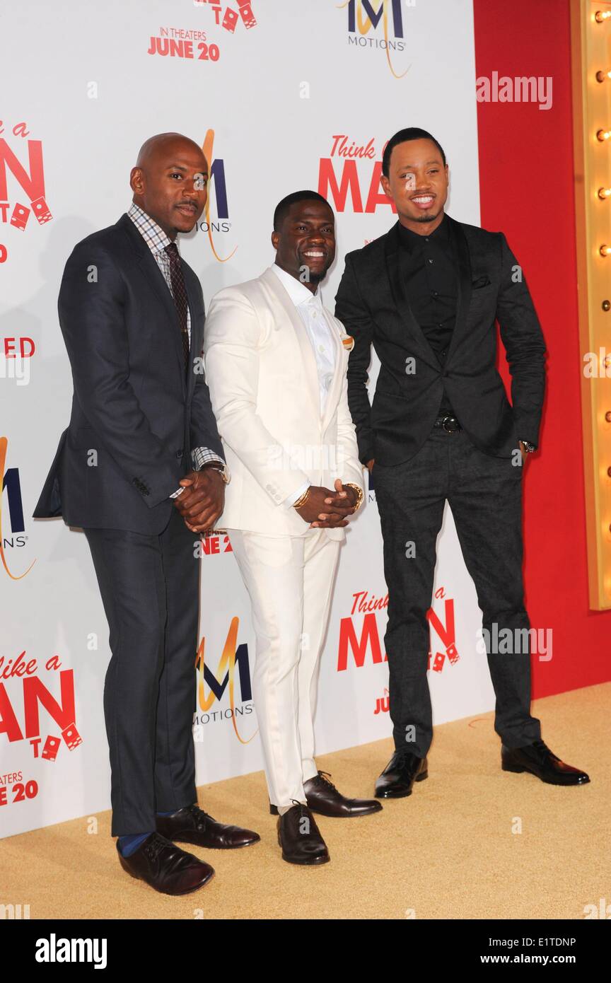 Los Angeles, CA, USA. 9th June, 2014. Romany Malco, Kevin Hart ...