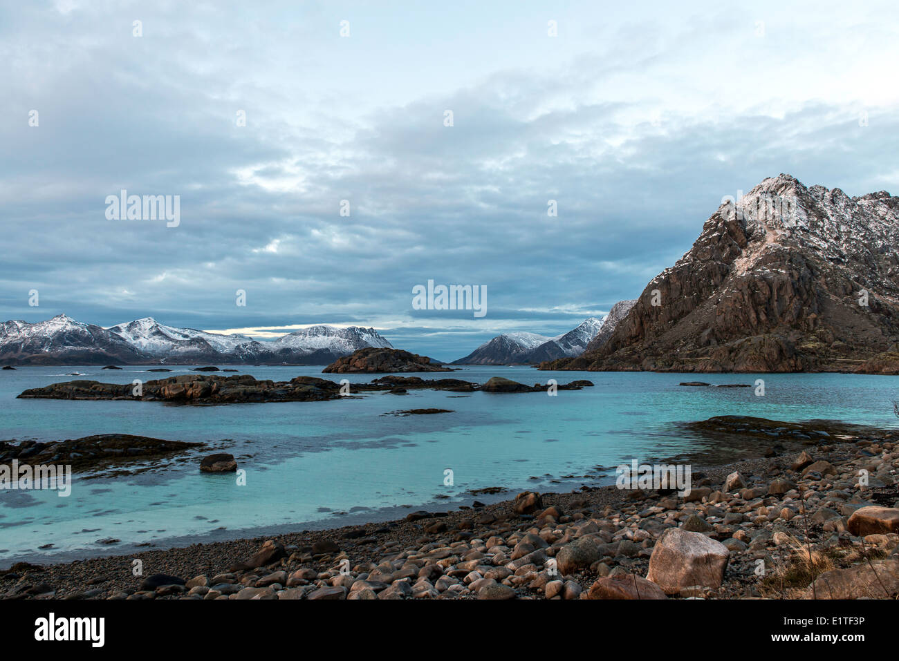 Beach Lofoten Islands North Norway Scandinavia Stock Photo - Alamy