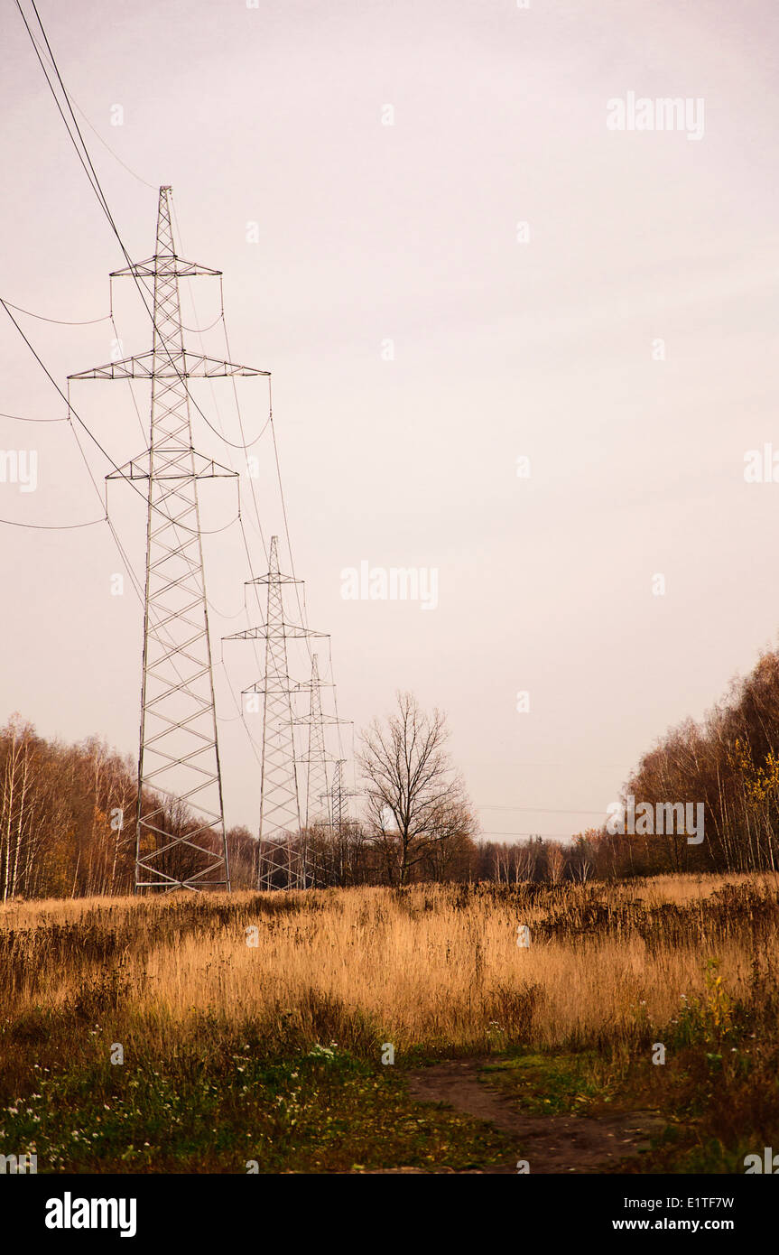 End of transmission line hi-res stock photography and images - Alamy