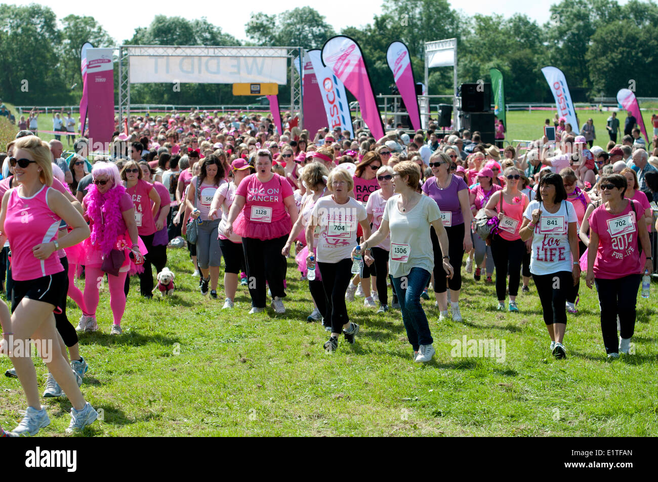 2014 cancer charity run runners hi-res stock photography and images - Alamy