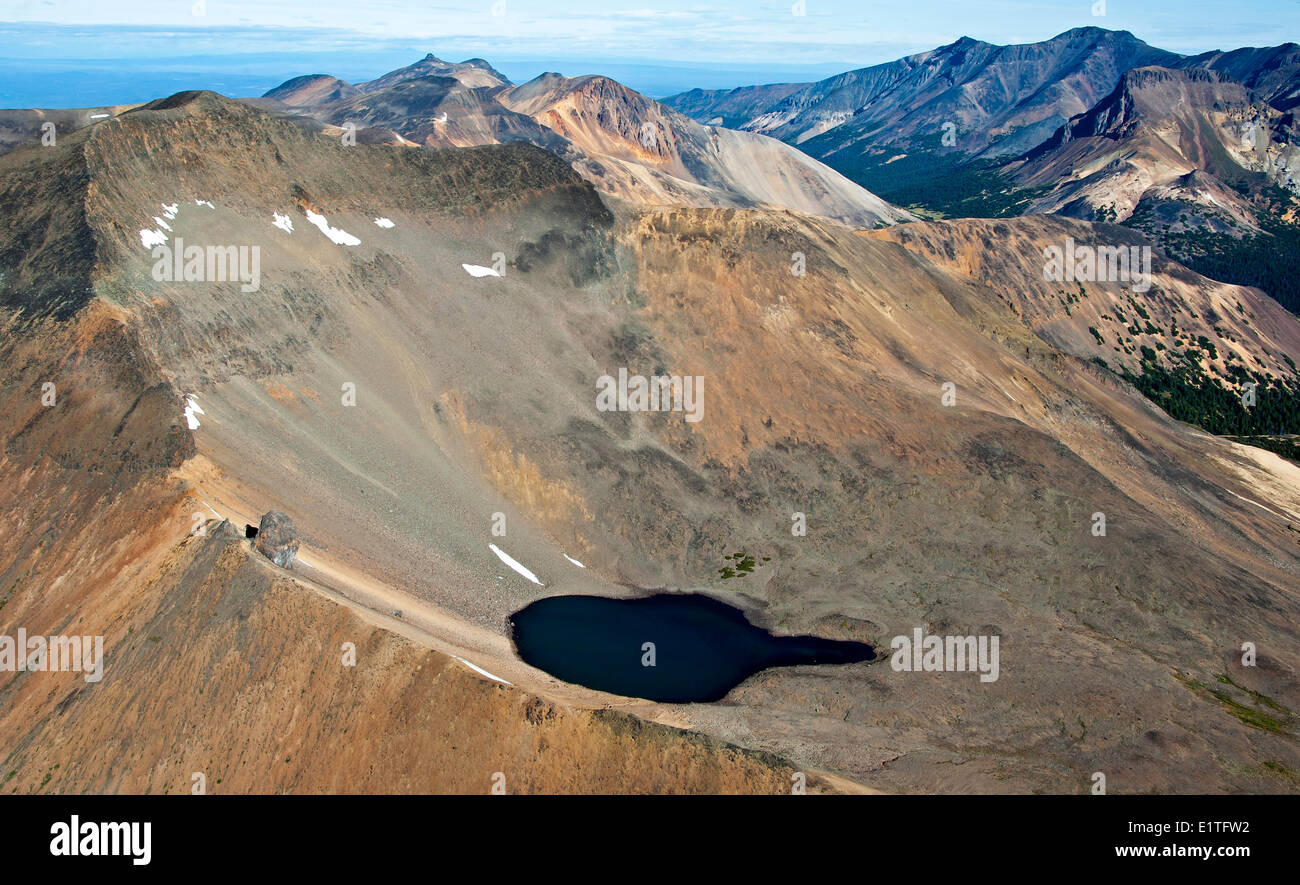 Aerial photography over the west Chilcotin region of British Columbia ...