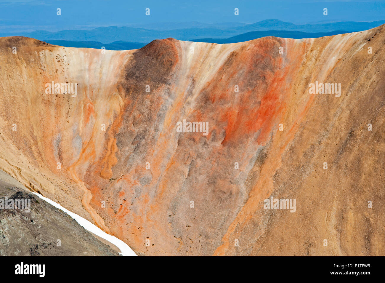 Aerial photography over the west Chilcotin region of British Columbia ...