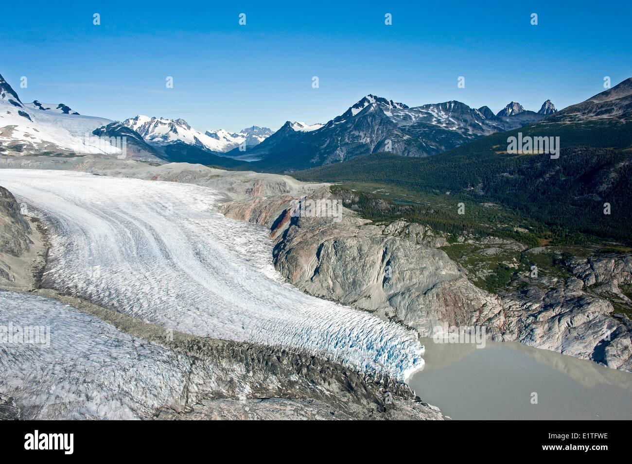 Aerial photography overthe west Chilcotin region of British Columbia ...