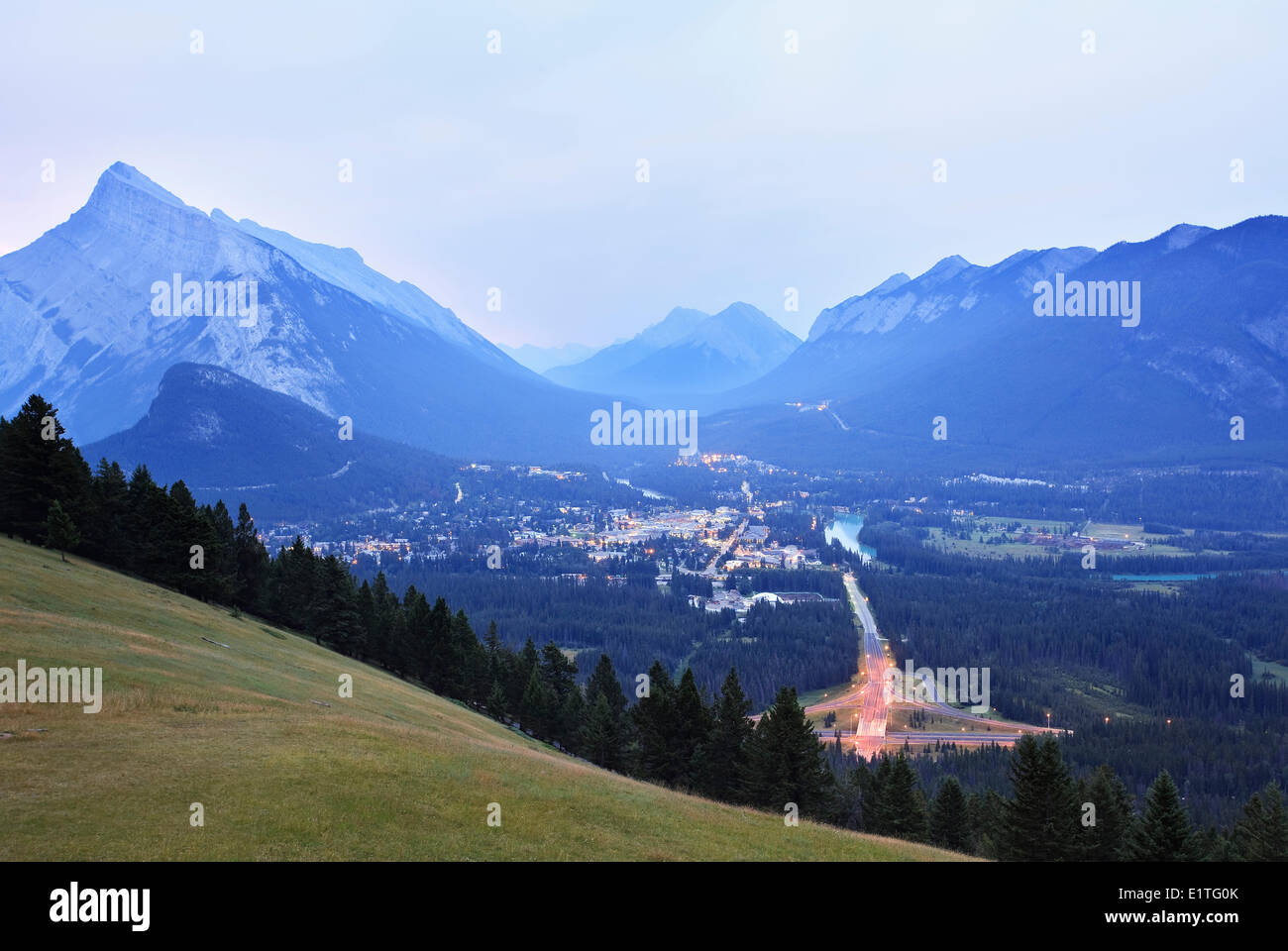 Banff town aerial hi-res stock photography and images - Alamy