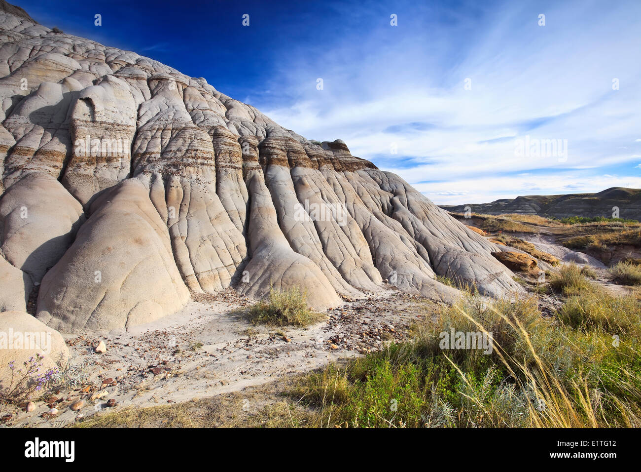 Hoodoos, rock formations in the Badlands, Drumheller, Alberta, Canada ...