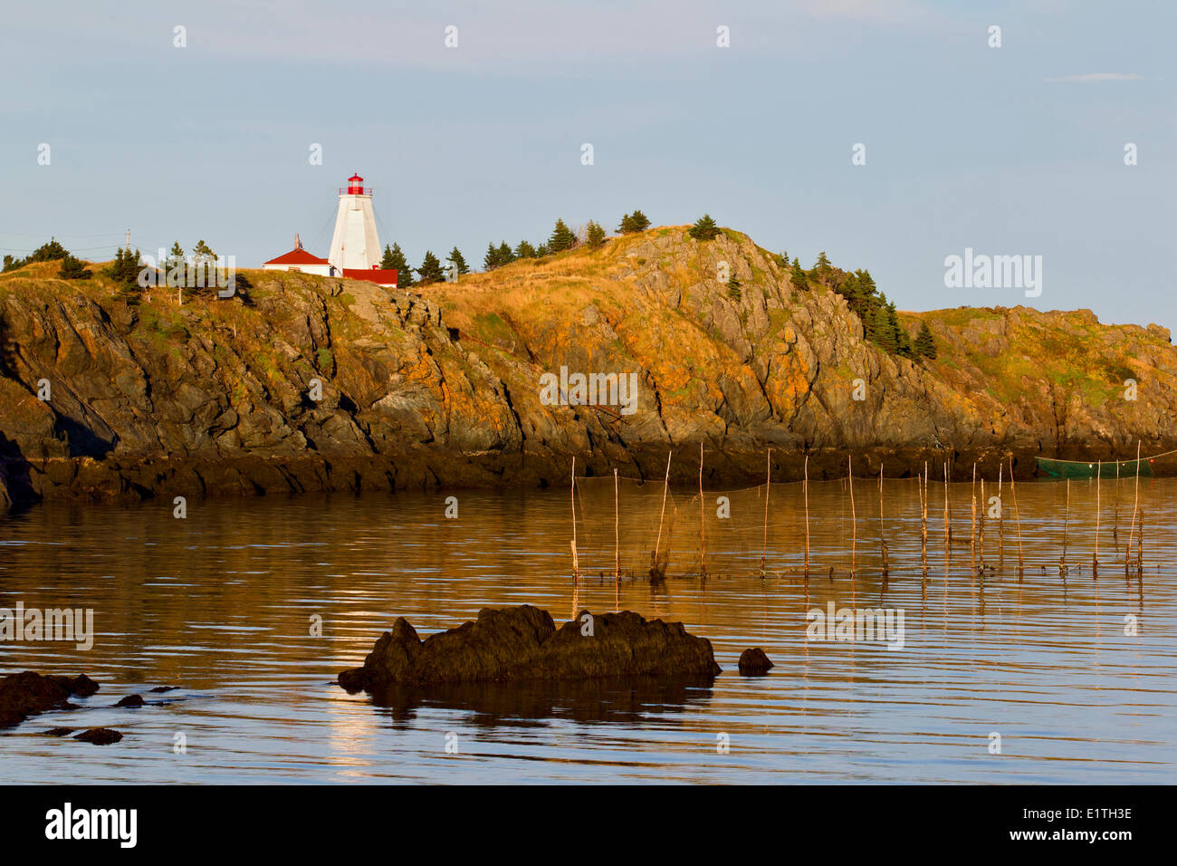 Swallowtail Lighthouse, Grand Manan Island, Bay of Fundy, New Brunswick, Canada Stock Photo - Alamy