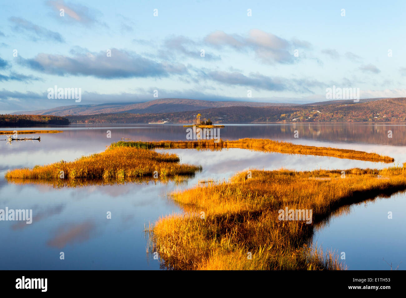 Baddeck inlet, Nyanza, Cape Breton, Nova Scotia, Canada Stock Photo - Alamy