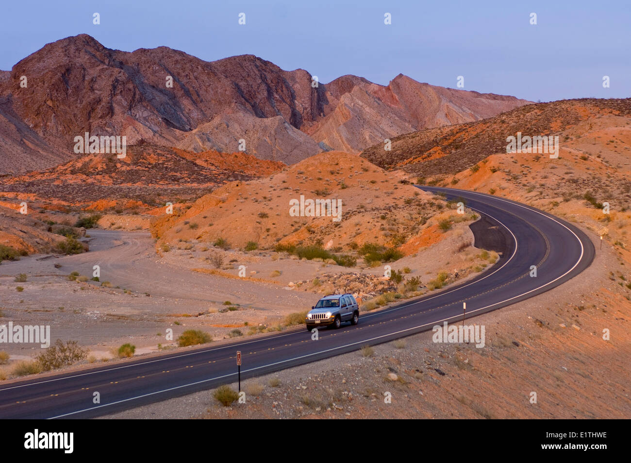 Highway 169, west side of Lake Mead, Nevada, USA Stock Photo - Alamy