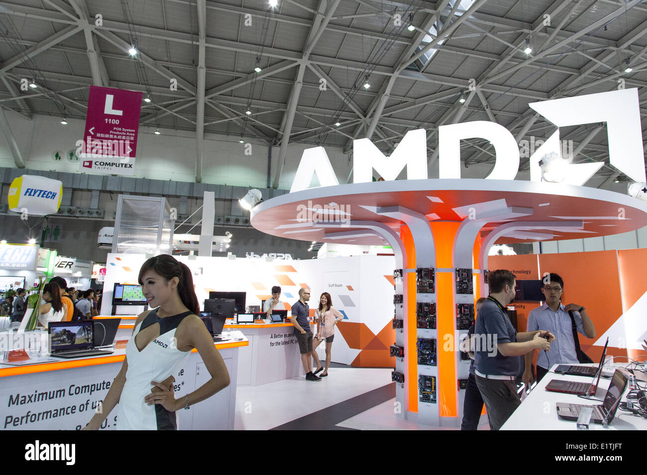 During such big events like Computex, many exhibitors hire professional ...