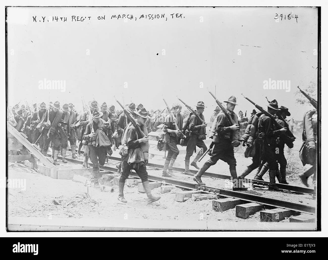 This historic photograph from the Library of Congress depicts the 14th ...