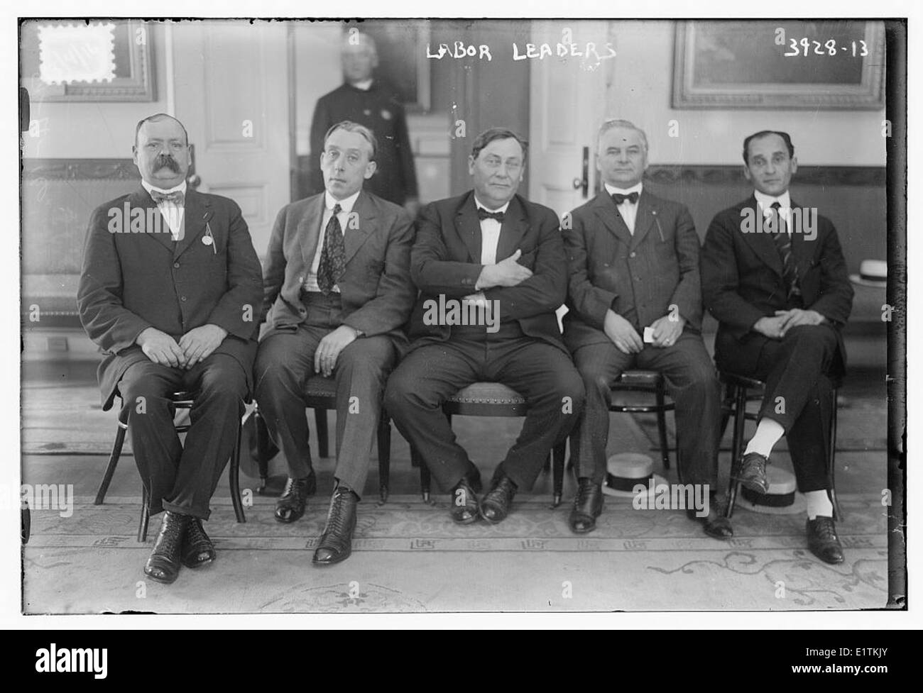 This photograph from the Library of Congress features labor leaders ...