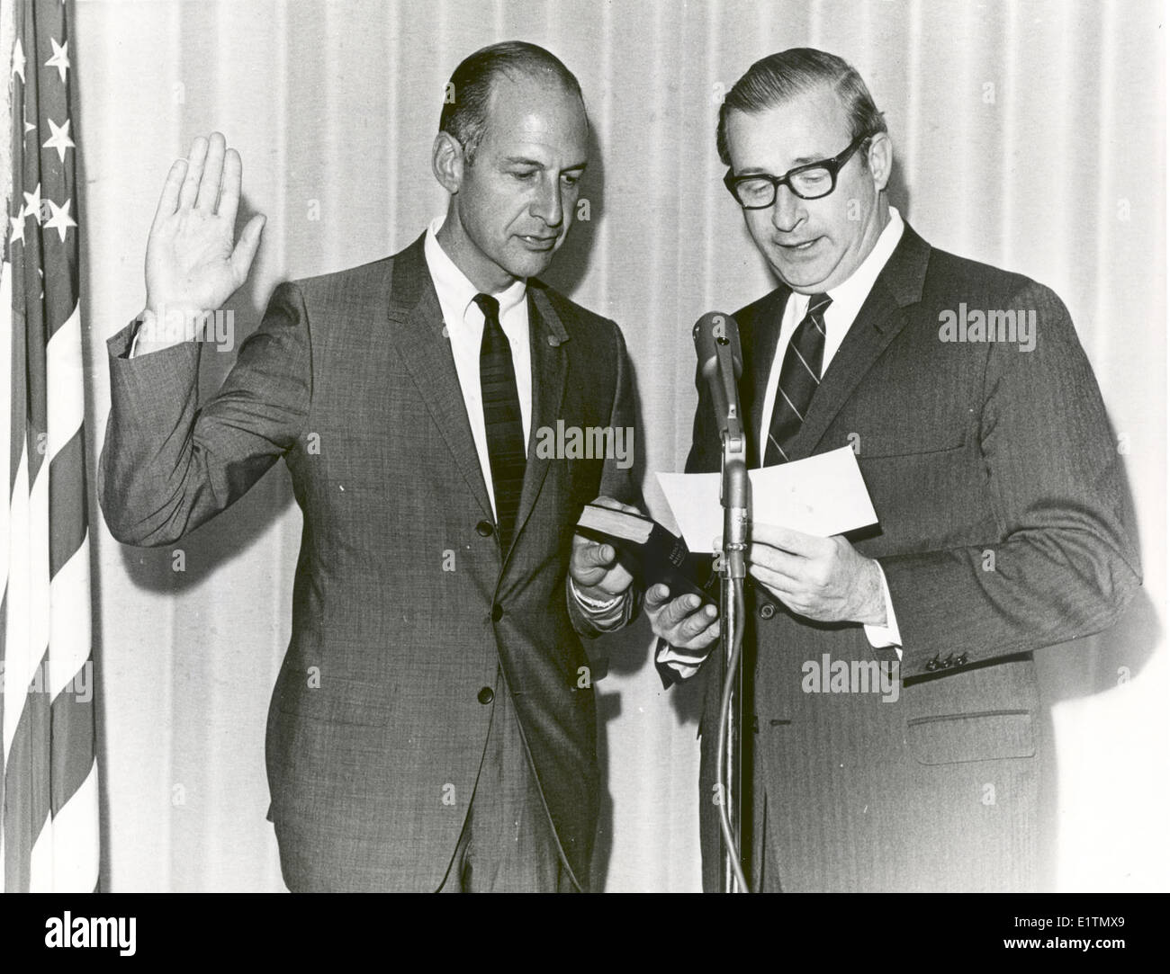 George M. Low was sworn in as Deputy Administrator of NASA, taking on ...