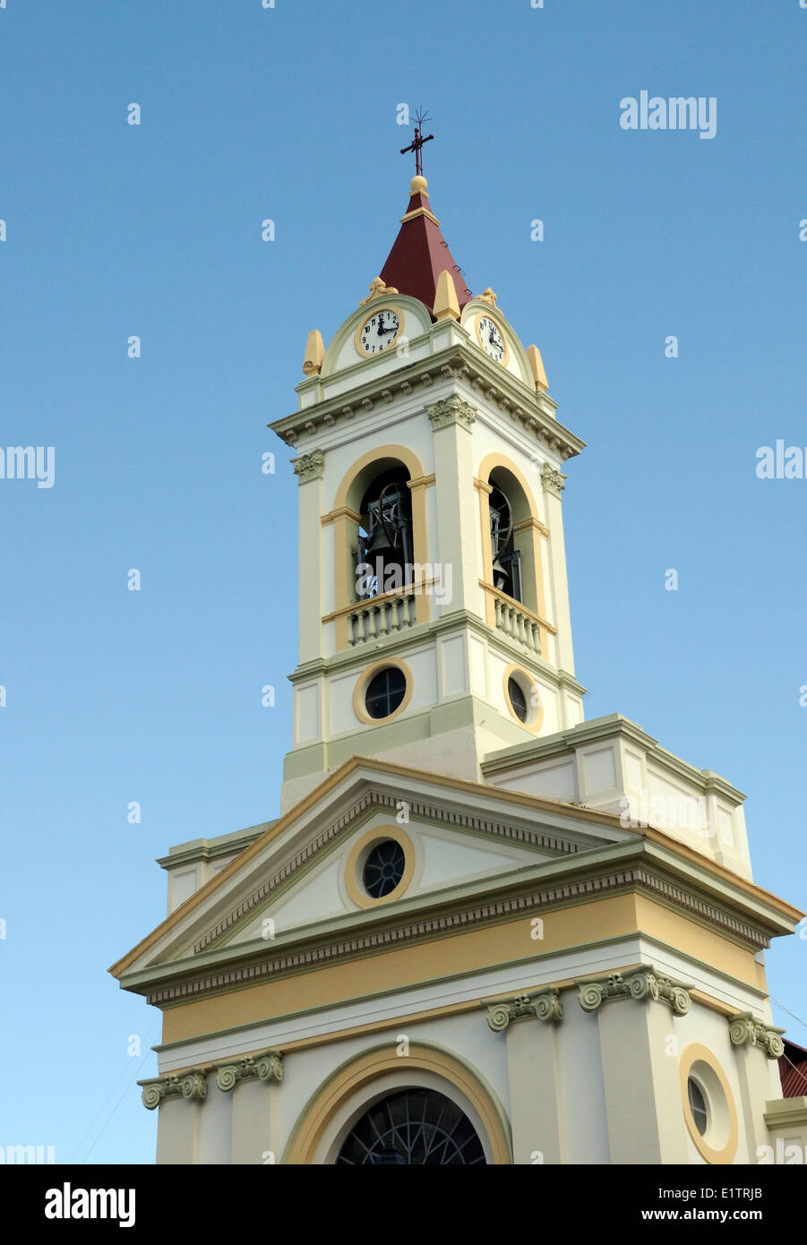 Bell tower of Catedral Sagrado Corazon, Punta Arenas Cathedral of the ...