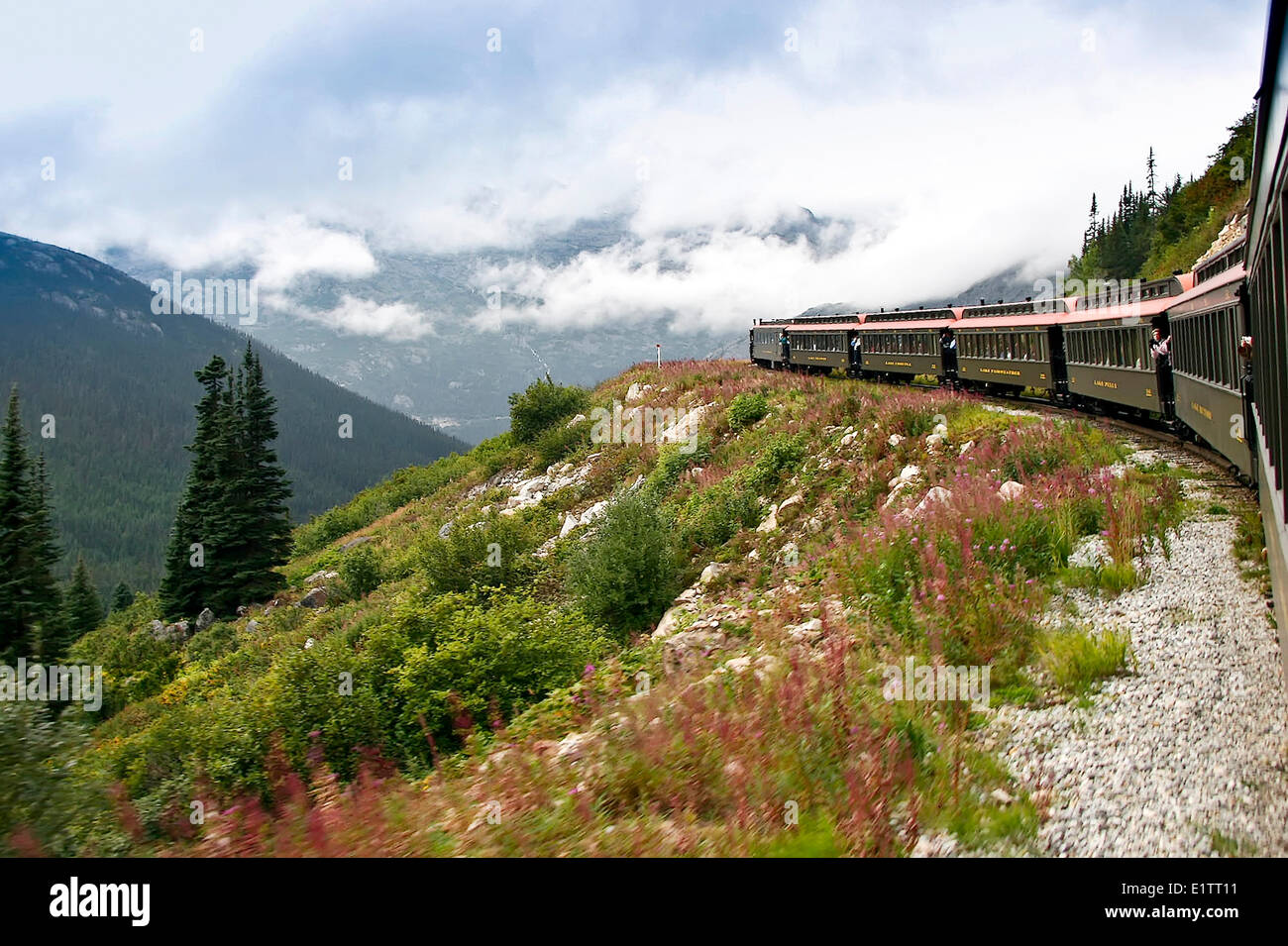 White Pass & Yukon Route Railroad Stock Photo - Alamy