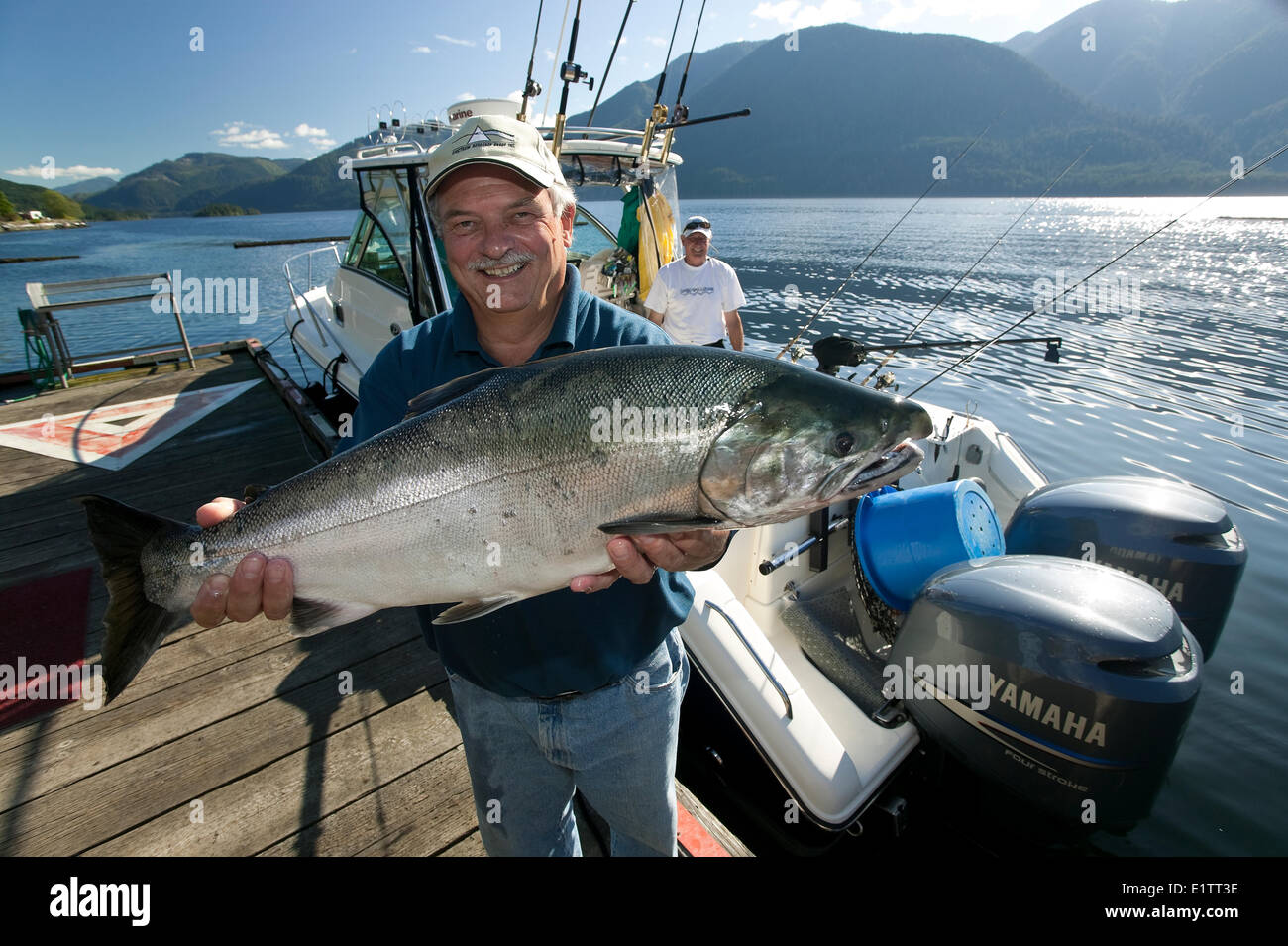 British columbia fishing salmon island hi-res stock photography and ...