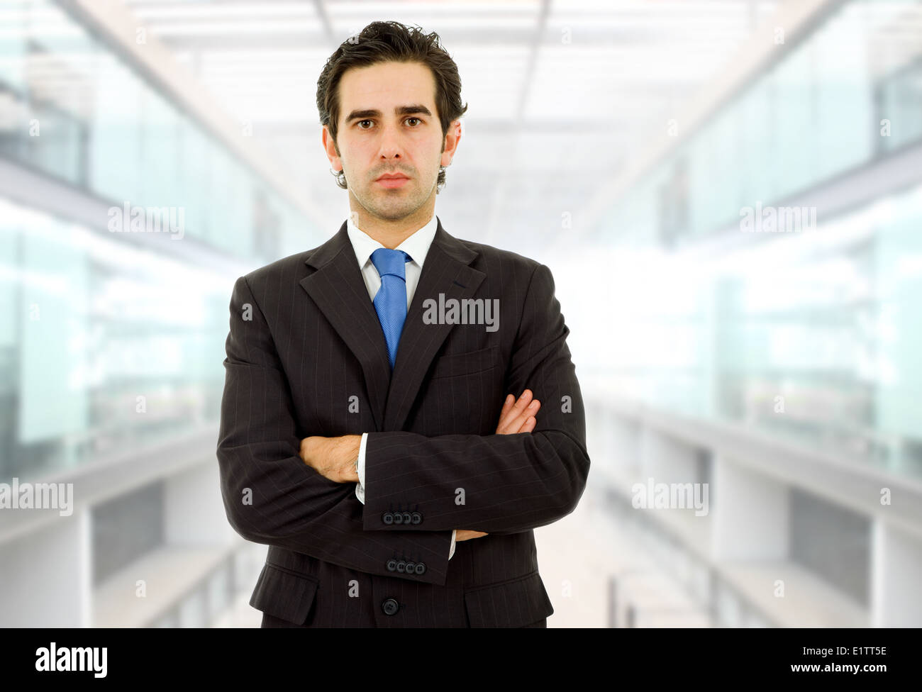 young business man thinking at the office Stock Photo - Alamy