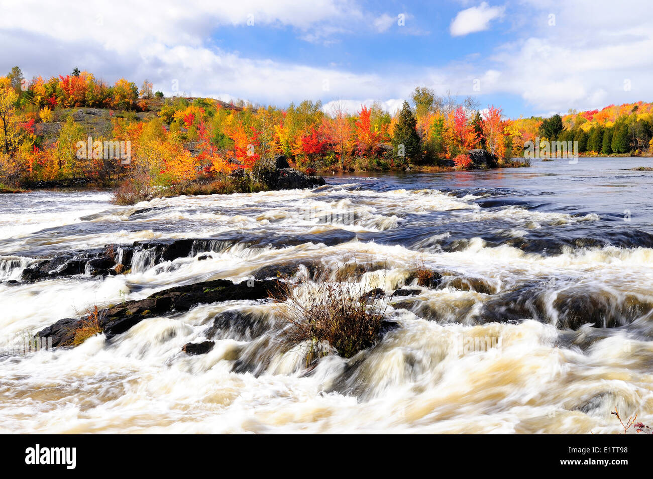 Soo Falls, Vermilion River, Northern Ontario, Canada Stock Photo - Alamy