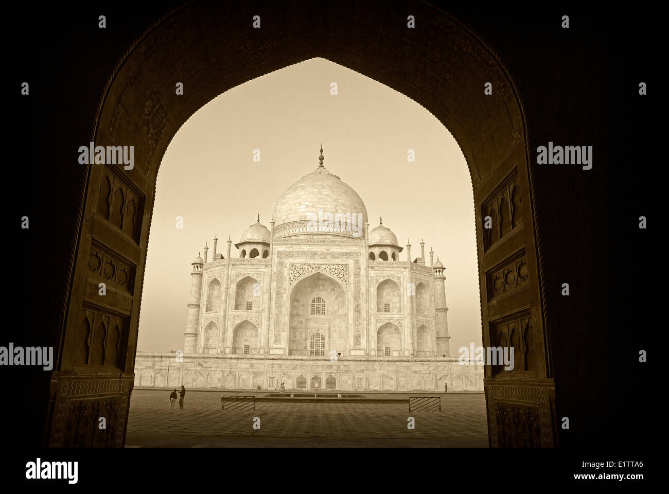 Agra taj mahal sunrise hi-res stock photography and images - Alamy