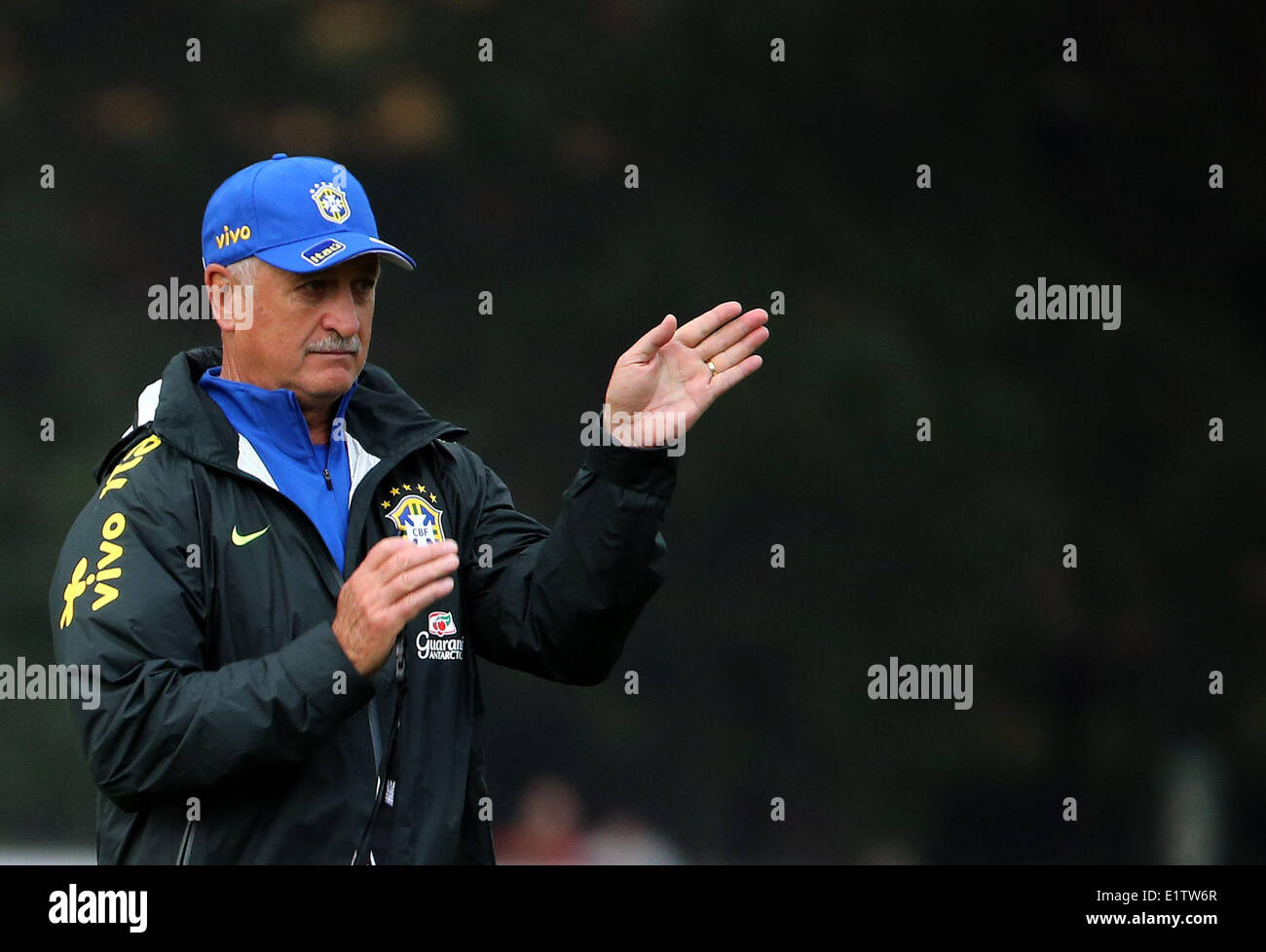 Teresopolis, Rio de Janeiro, Brazil. 9th June, 2014. Brazil s coach ...