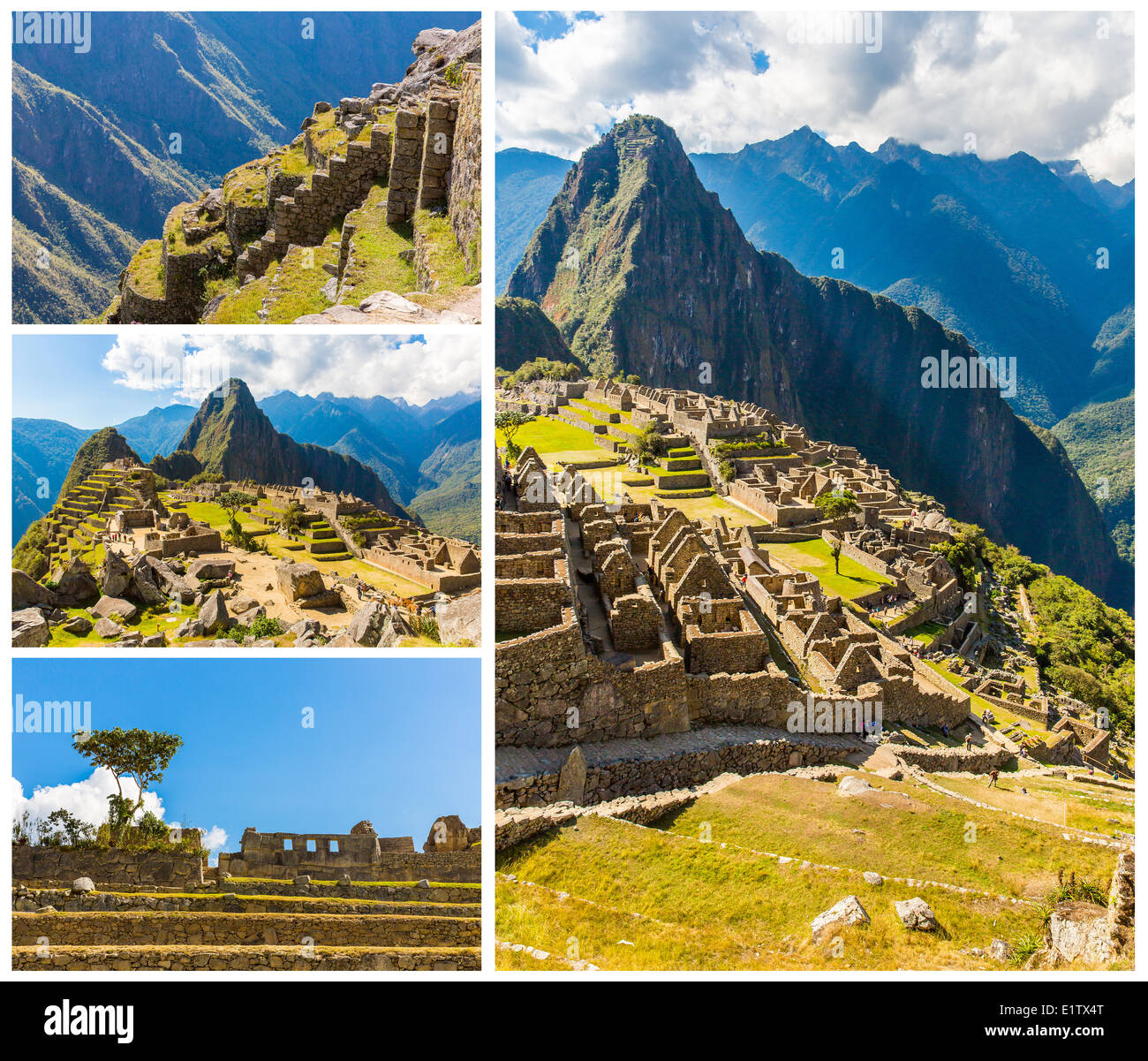 Mysterious city - Machu Picchu, Peru,South America. The Incan ruins ...
