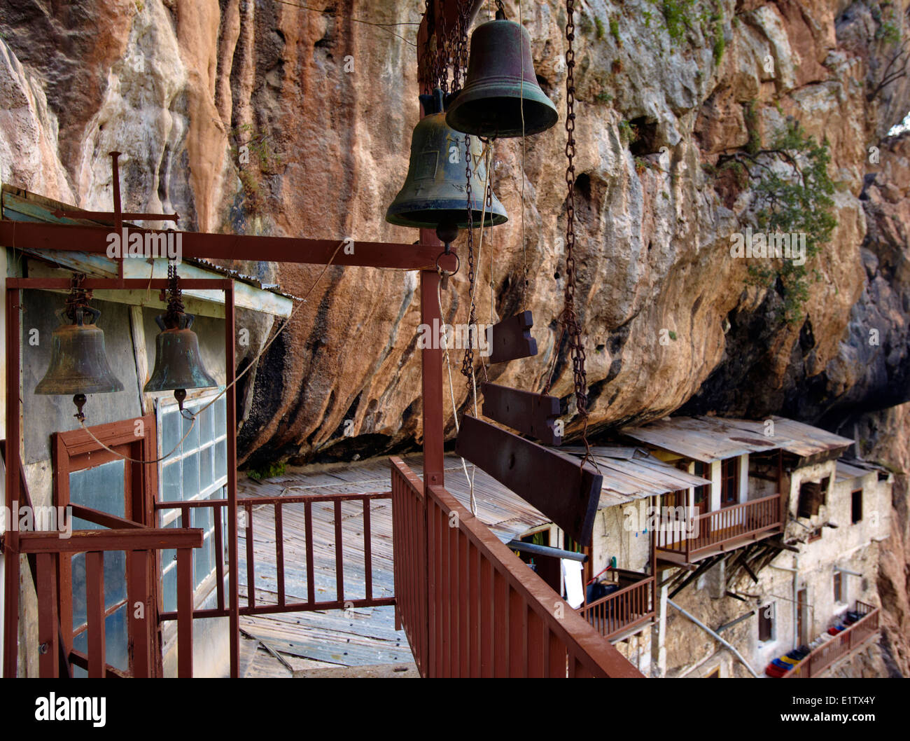 Europe, Greece, Peloponnese, Arcadia, Ioannis Prodromos Monastery ...