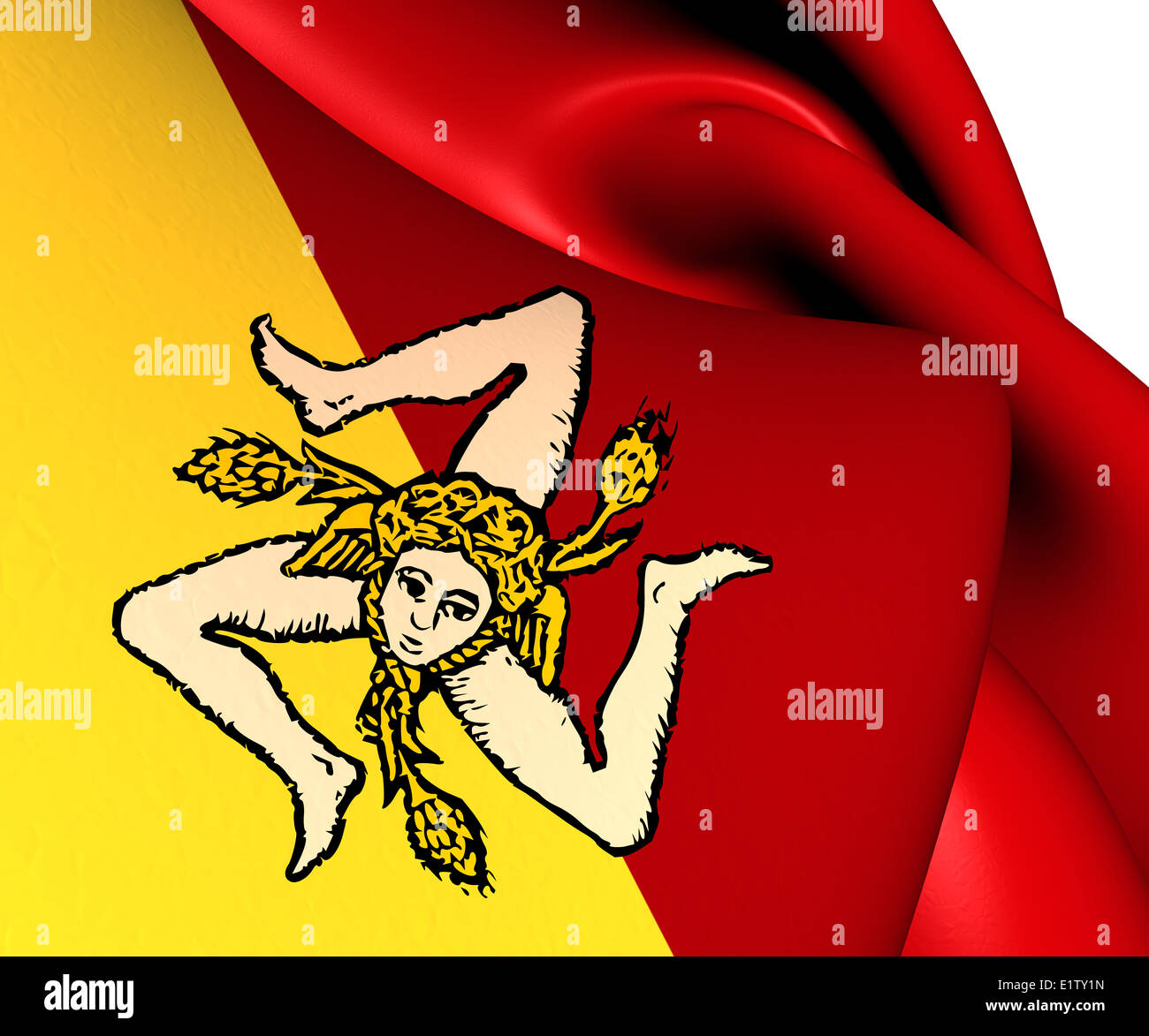 Sicily flag hi-res stock photography and images - Alamy