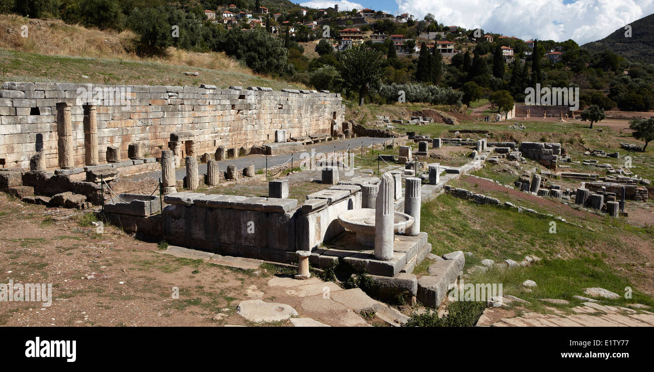 Europe, Greece, Peloponnese, Messinia, Ithomi village, Antique Messinia ...