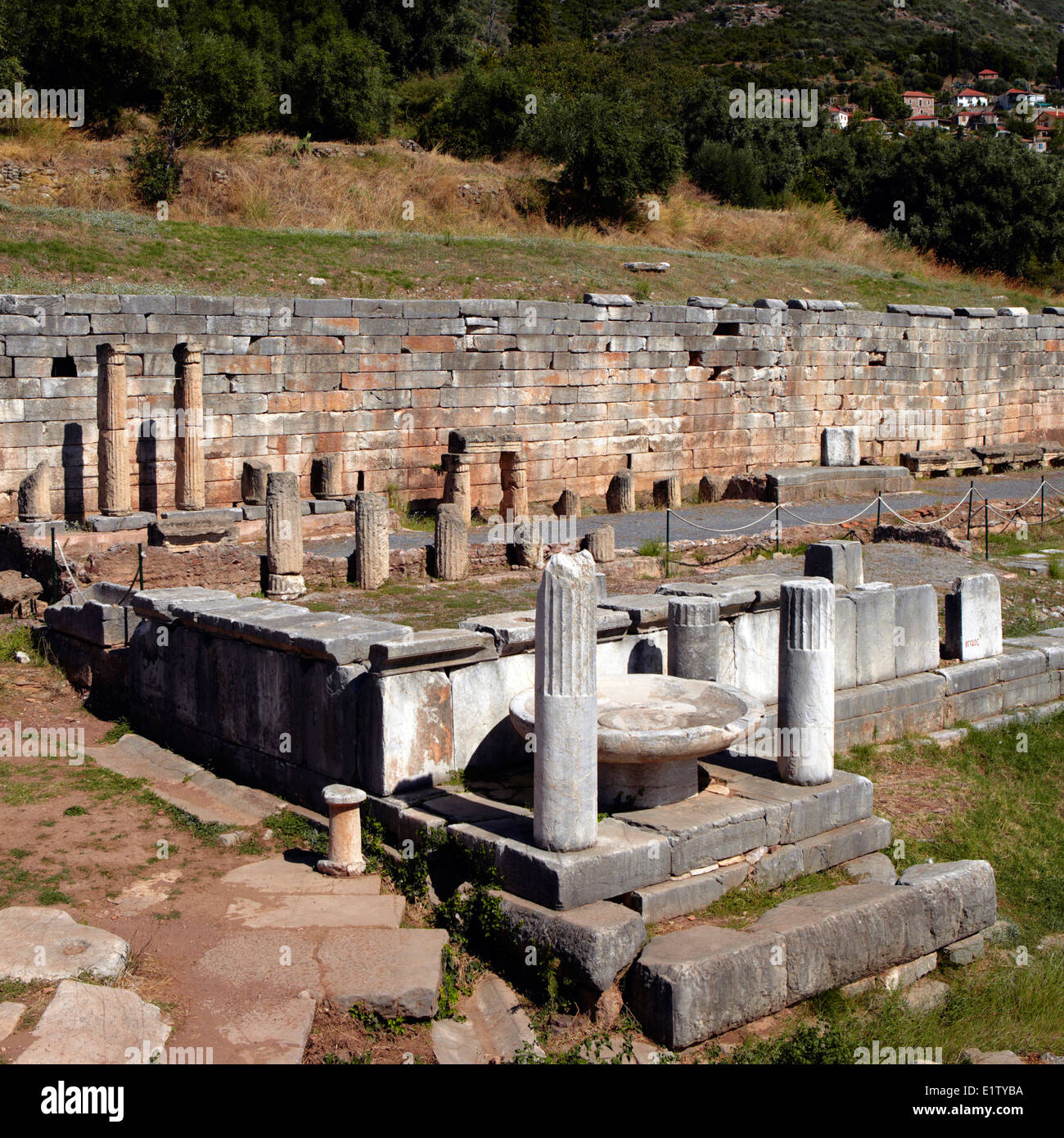 Europe, Greece, Peloponnese, Messinia, Ithomi village, Antique Messinia ...