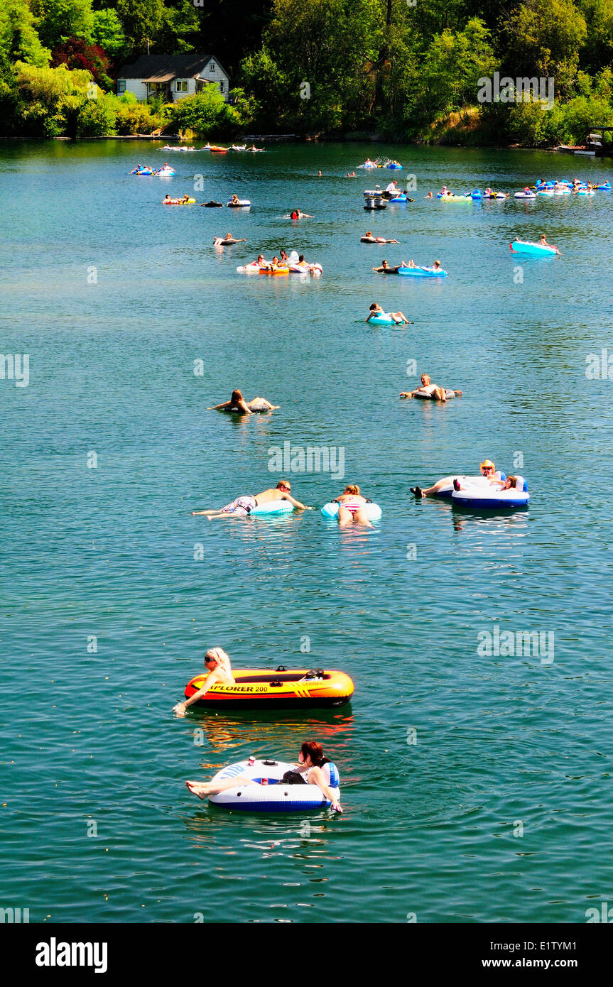 Large boat floating down river hi-res stock photography and images - Alamy