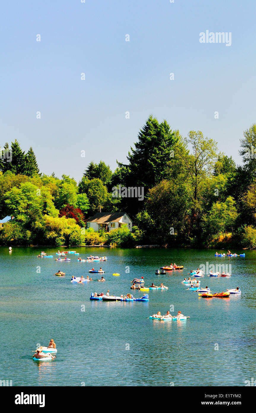 Large boat floating down river hi-res stock photography and images - Alamy