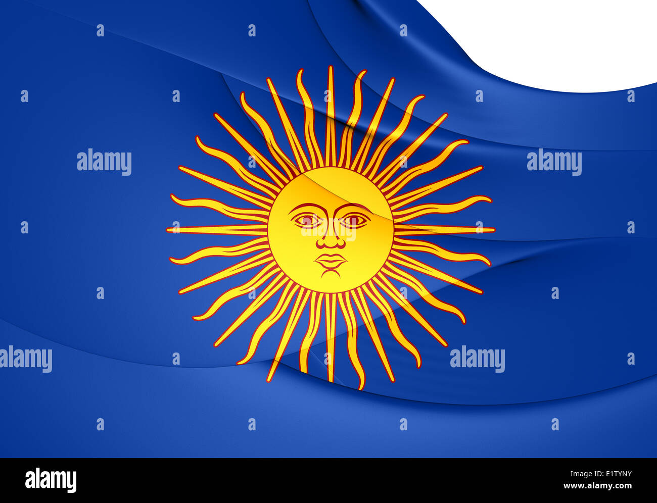 Flag of Tacna Regiment (1820). Close Up Stock Photo - Alamy